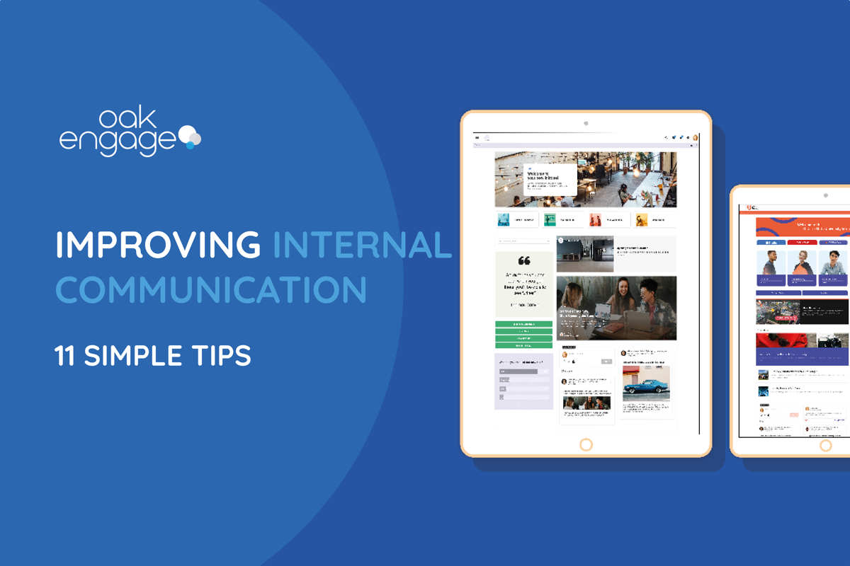 11 Simple Tips to Improve Internal Communication TODAY - Oak Engage