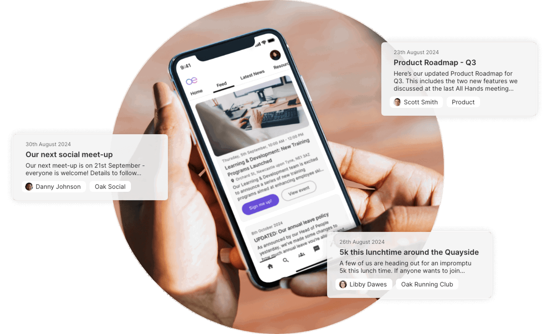 App to Communicate With Employees - Smart Delivery - Oak Engage