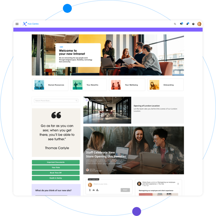 Employee Intranet Software Solutions from Oak Engage
