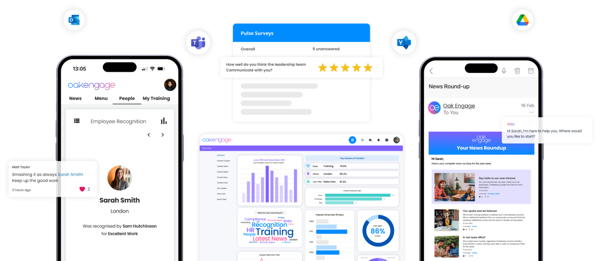 Core Product Features - Oak Engage