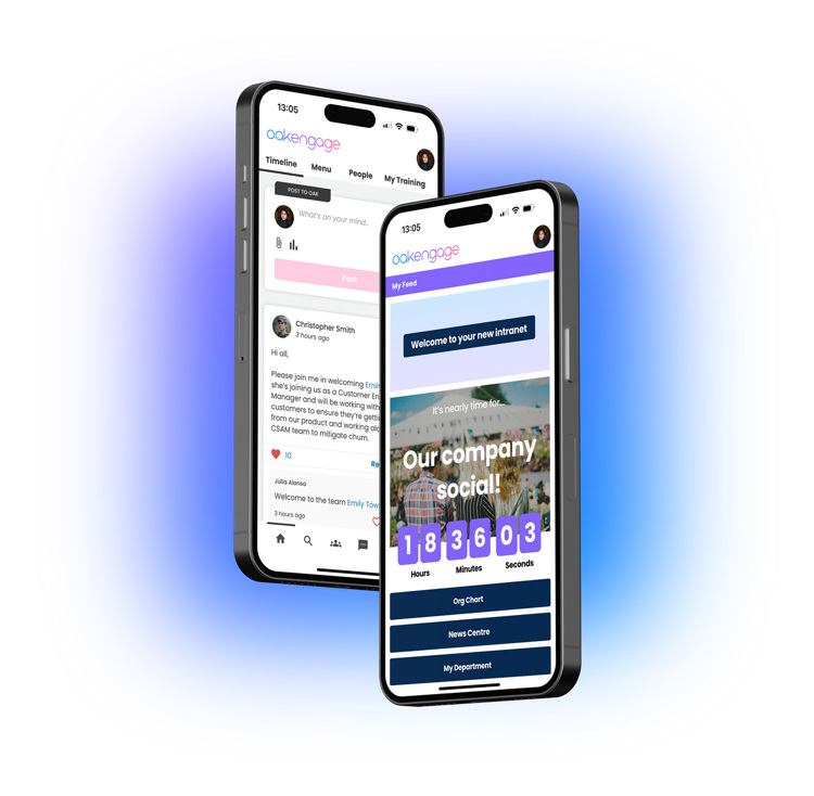 Company Intranet Software Solutions from Oak Engage