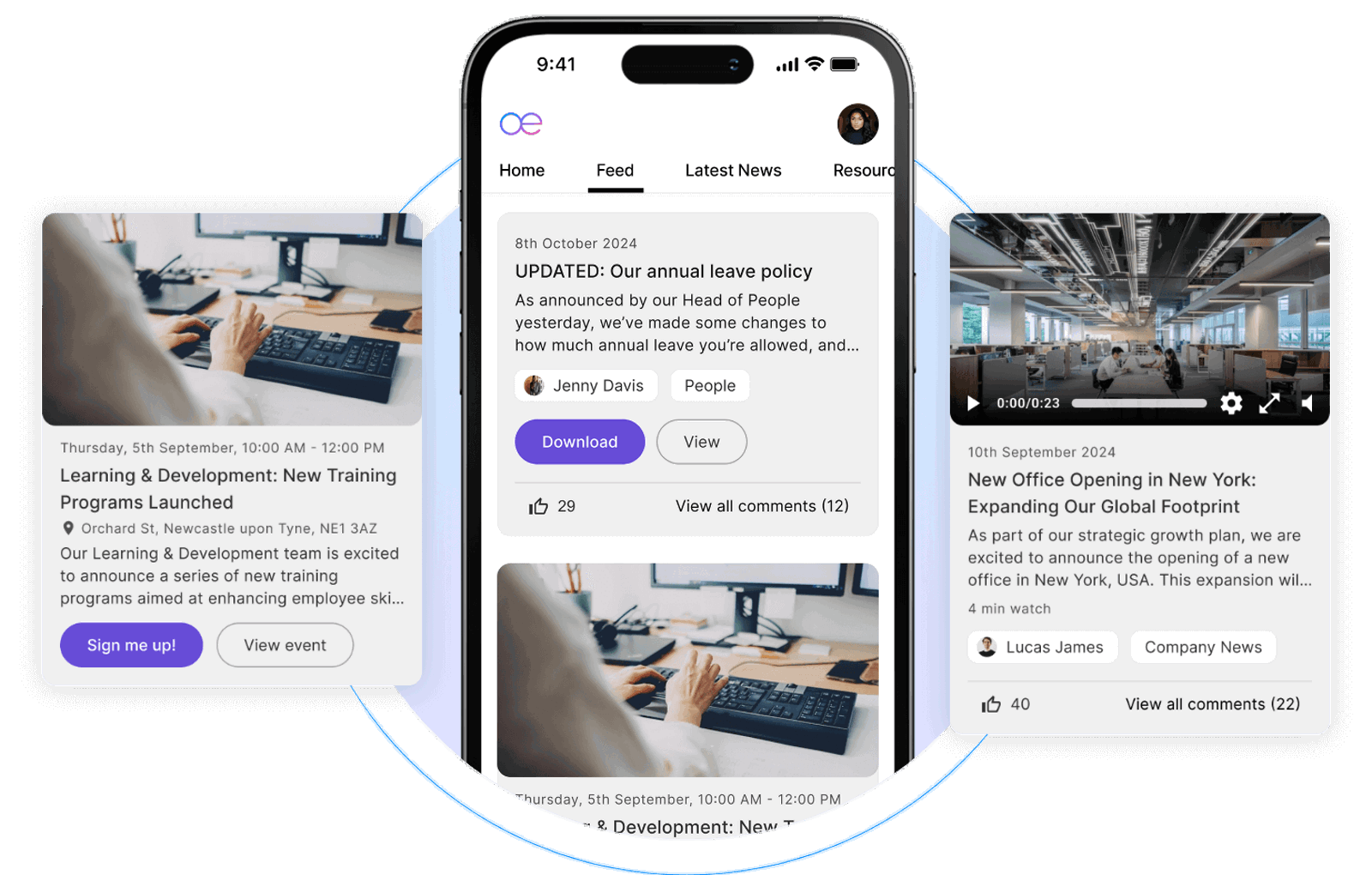 App to Communicate With Employees - Smart Delivery - Oak Engage