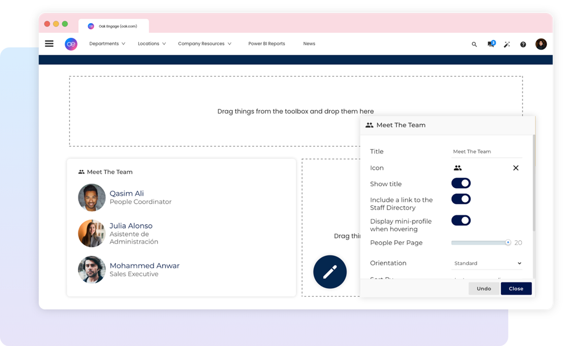 Intranet Content Management Software (CMS) - Oak Engage | Oak Engage