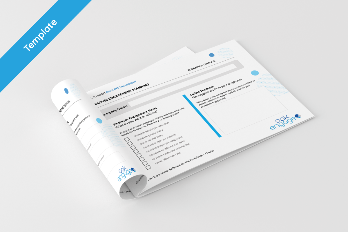 Employee Engagement Plan Template - Free Download | Oak Engage