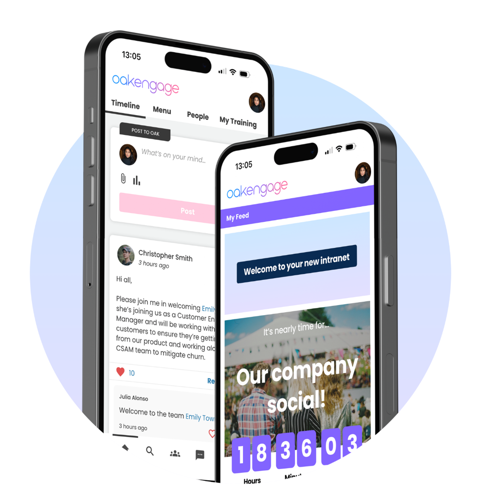 Mobile Intranet and Deskless Support - Oak Engage