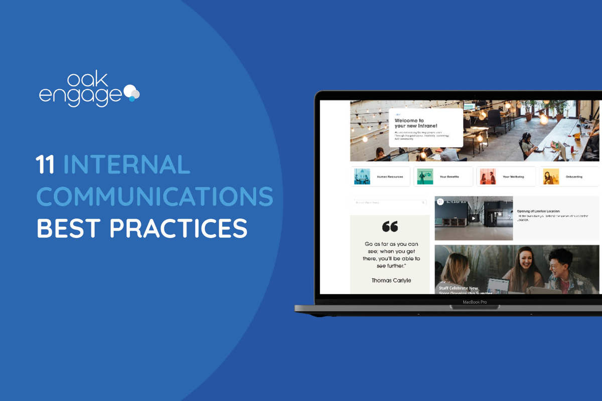 Internal Communications Best Practices [11 Tips] - Oak Engage