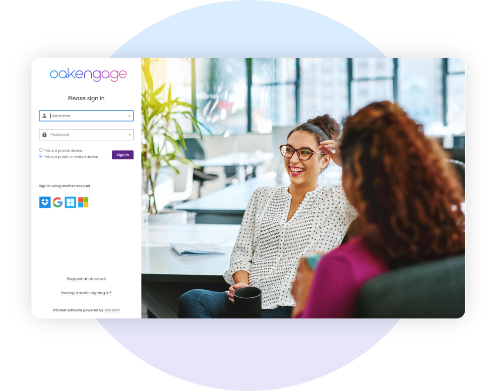 Intranet Content Management Software (CMS) - Oak Engage
