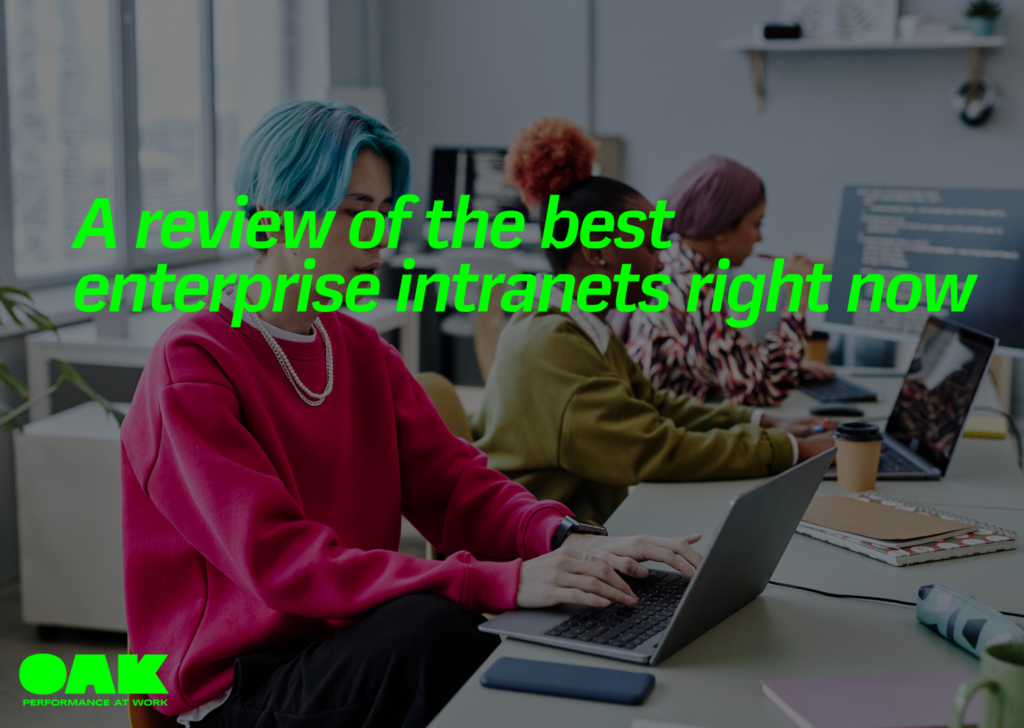Best Enterprise Intranet Platforms for Large Organisations (2026) - Oak ...